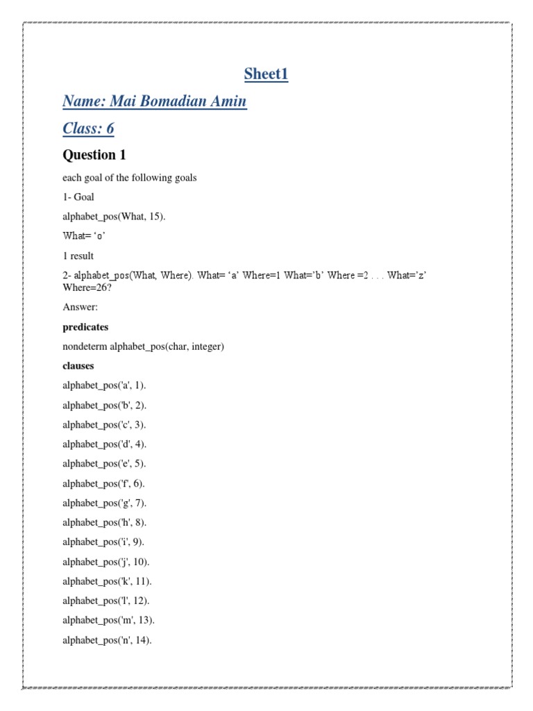 Sheet1 Logic Pdf Theoretical Computer Science Programming Paradigms