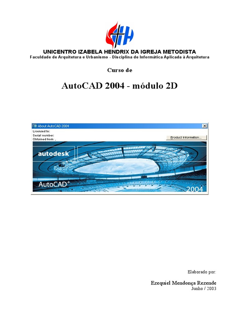 Apostila AutoCAD 2004 - 2D | PDF | Auto Cad | Microsoft Windows