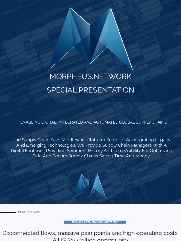 Morpheus Network Supply Chain Solutions | PDF | Supply Chain | Internet ...