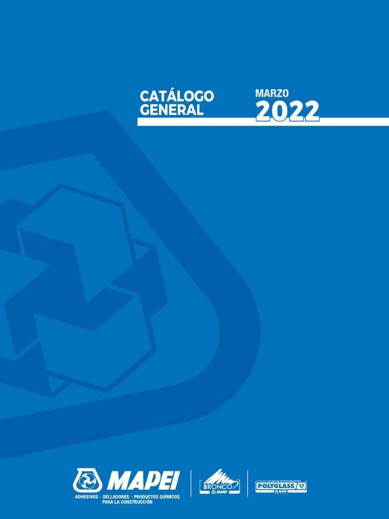 Catálogo General 2022 Mapei | Descargar gratis PDF | Hormigón | Cemento