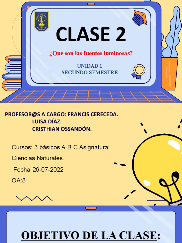 Tipos de Fuentes Luminosas: Naturales y Artificiales | PDF