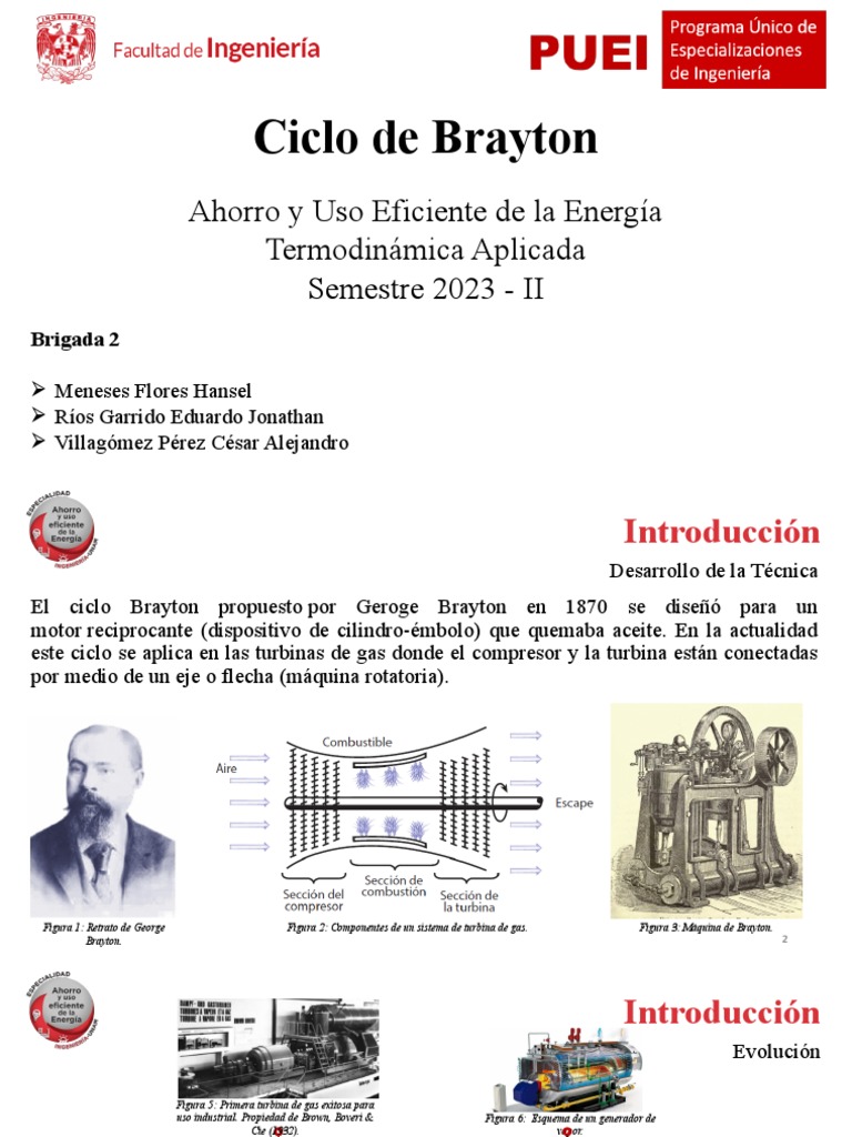 Ciclo de Brayton | PDF