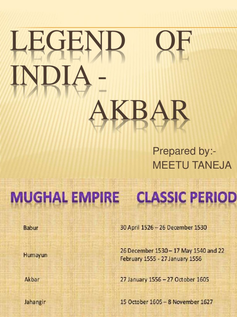 Akbar The Great | PDF
