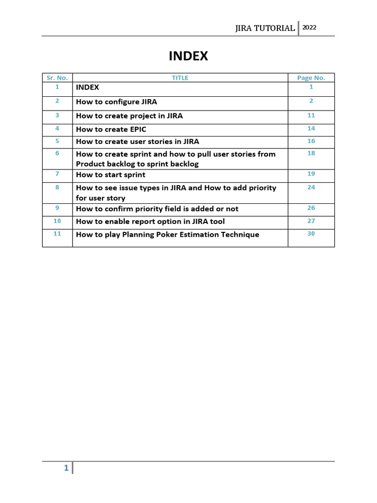 Jira Tutorial For Beginners PDF | PDF | Scrum (Software Development ...