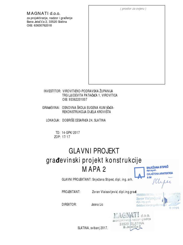 Statika konstrukcije drveno krovište | PDF