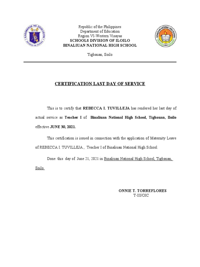 Certification Last Day | PDF