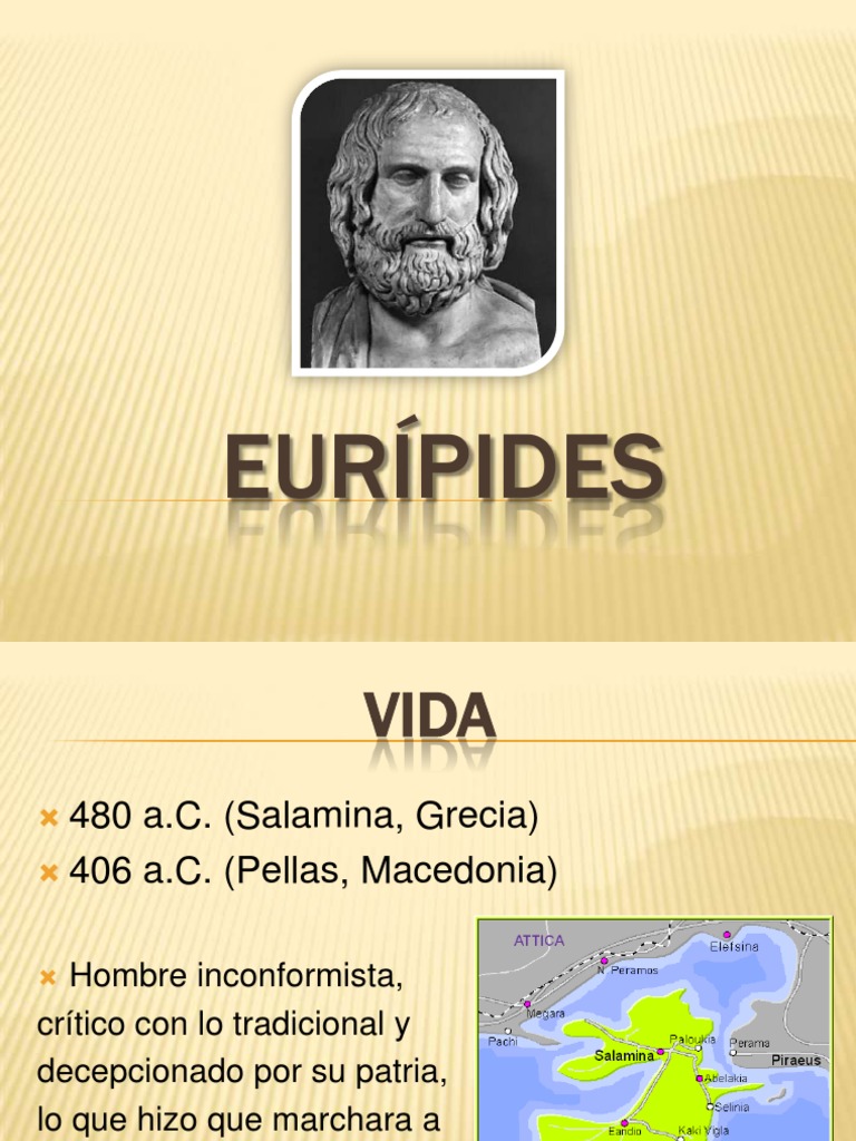 Eurípides. Vida y Obra | PDF | Eurípides | Antigua Grecia