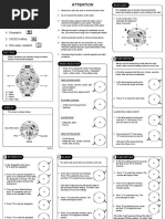 Fossil Watch Instructions - English | PDF | Watch | Timer