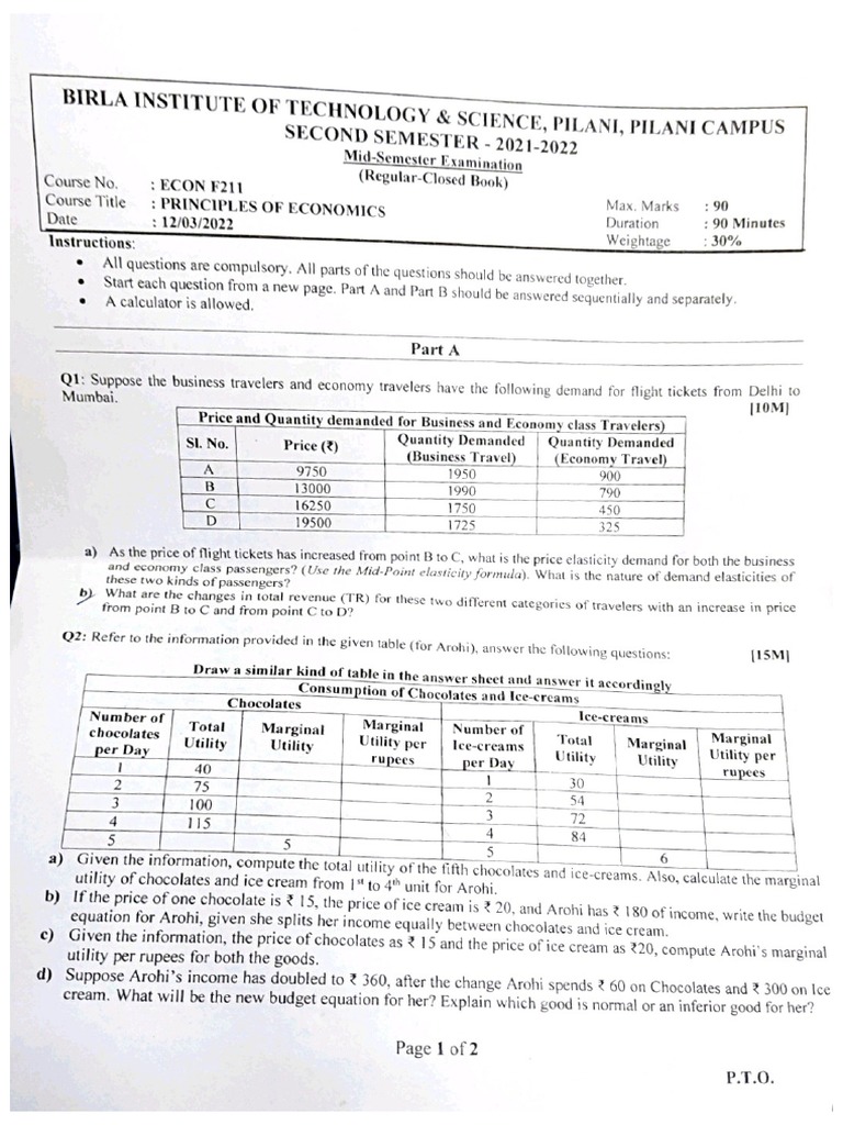 Midsem 2022 (Solved) | PDF