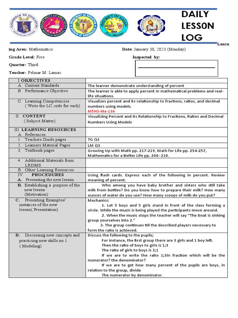 Understanding Percentage Relationships | PDF | Percentage | Ratio