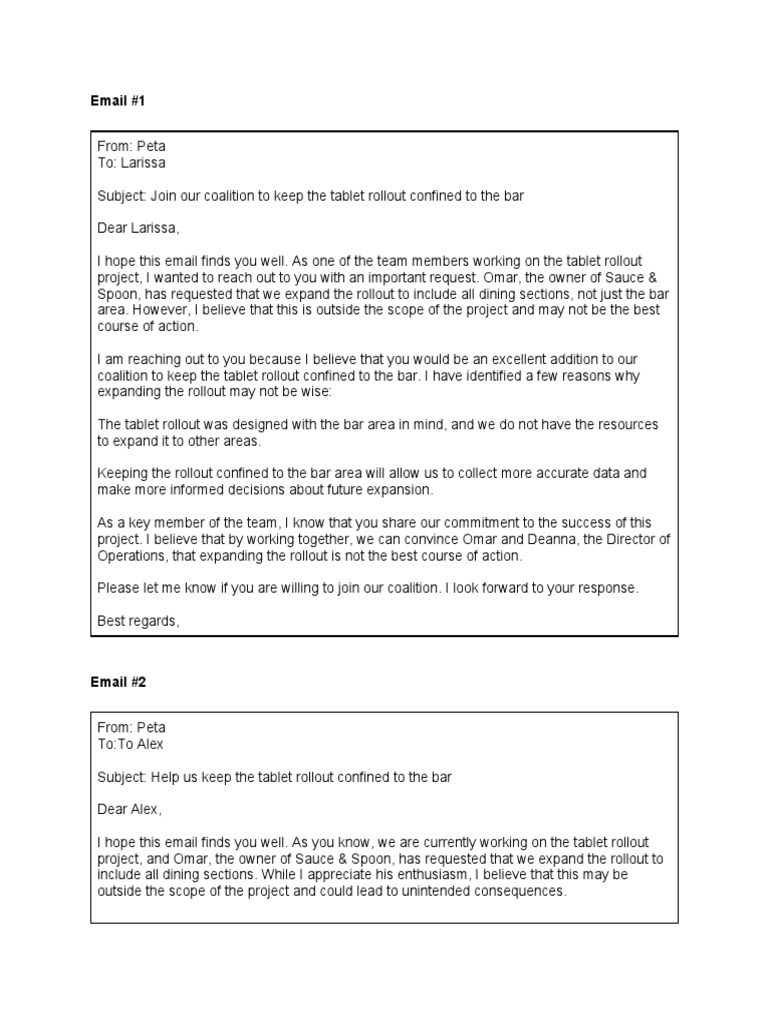 Activity Template - Email Coalition | PDF