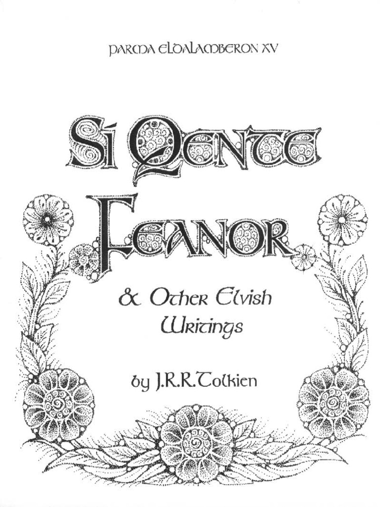 Parma Eldalamberon #15 The Book of Elven-Tongues | PDF