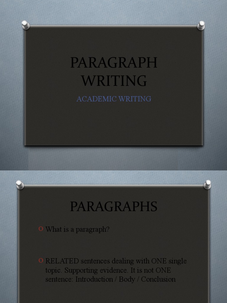 PARAGRAPHS | PDF | Sentence (Linguistics) | Paragraph