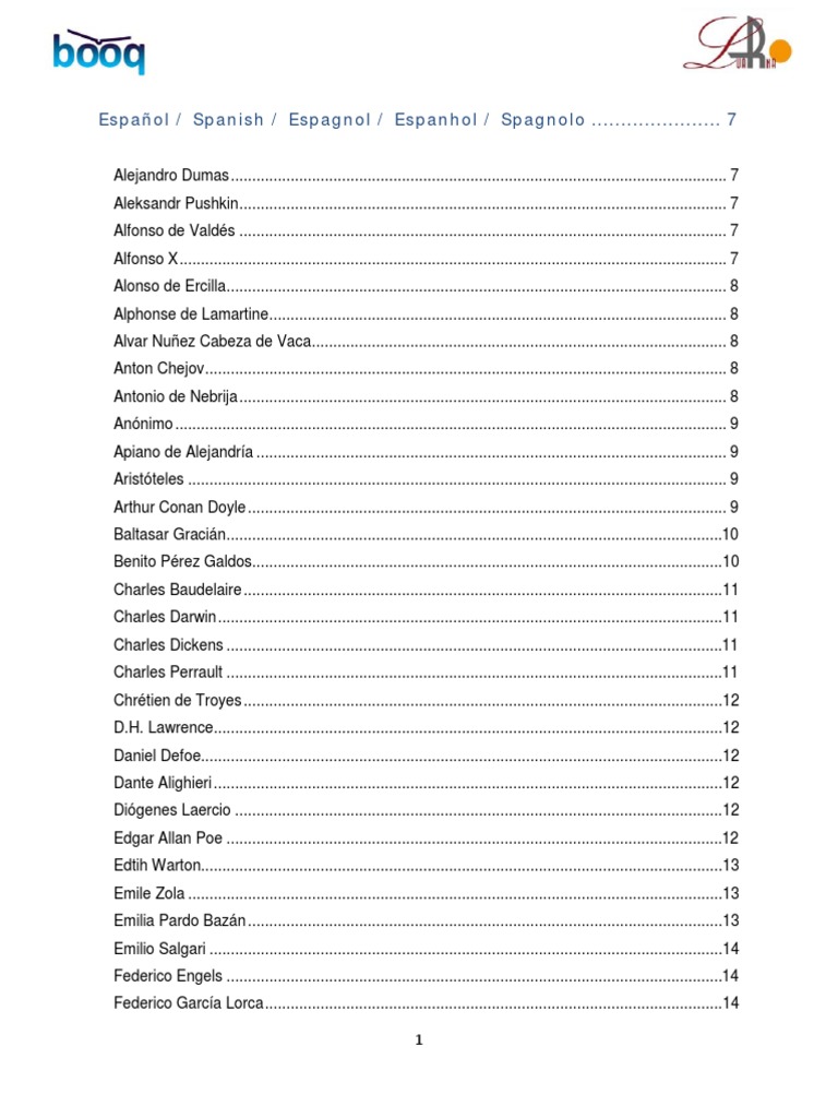 Lista Libros Incluidos | PDF