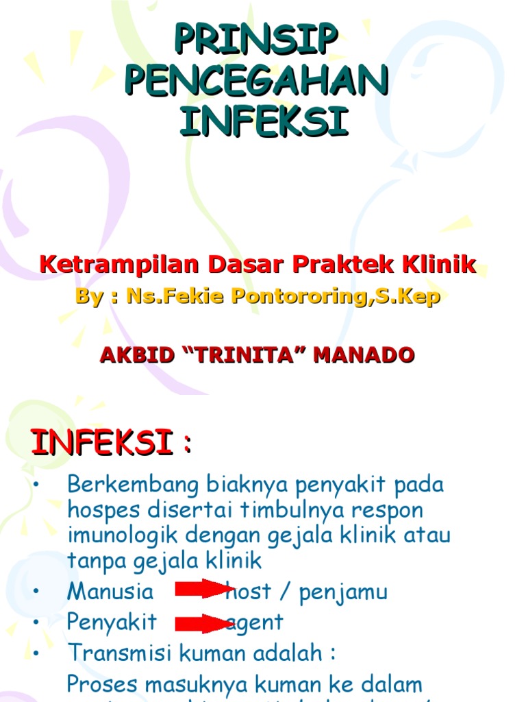 Prinsip Pencegahan Infeksi | PDF