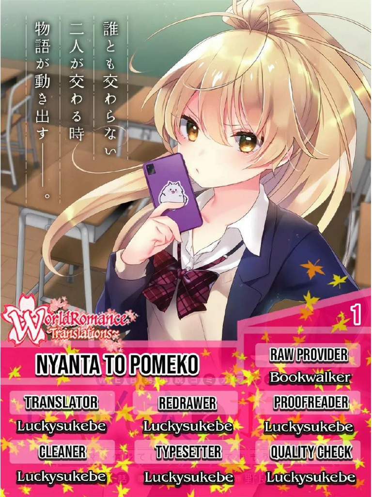 Chp1.Nyanta To Pomeko Imasara Shinjite Iru To Iwarete Mo Mou Teokureda | PDF