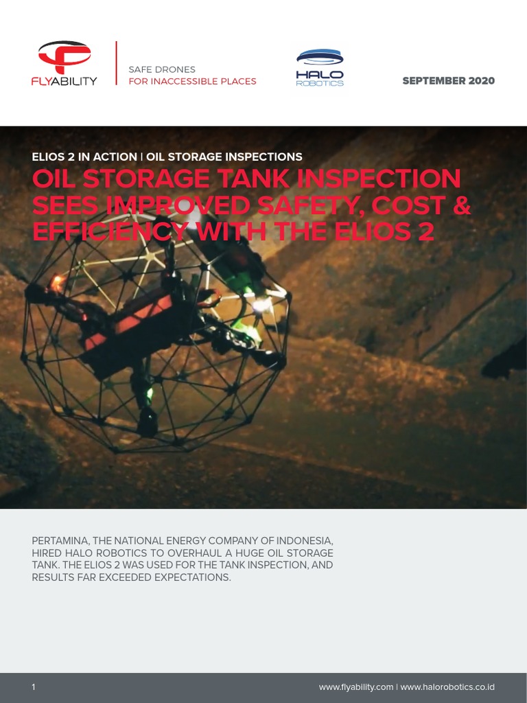 Elios 2 - Oil and Gas Case Study-Halo Robotics | PDF | Oil Refinery ...