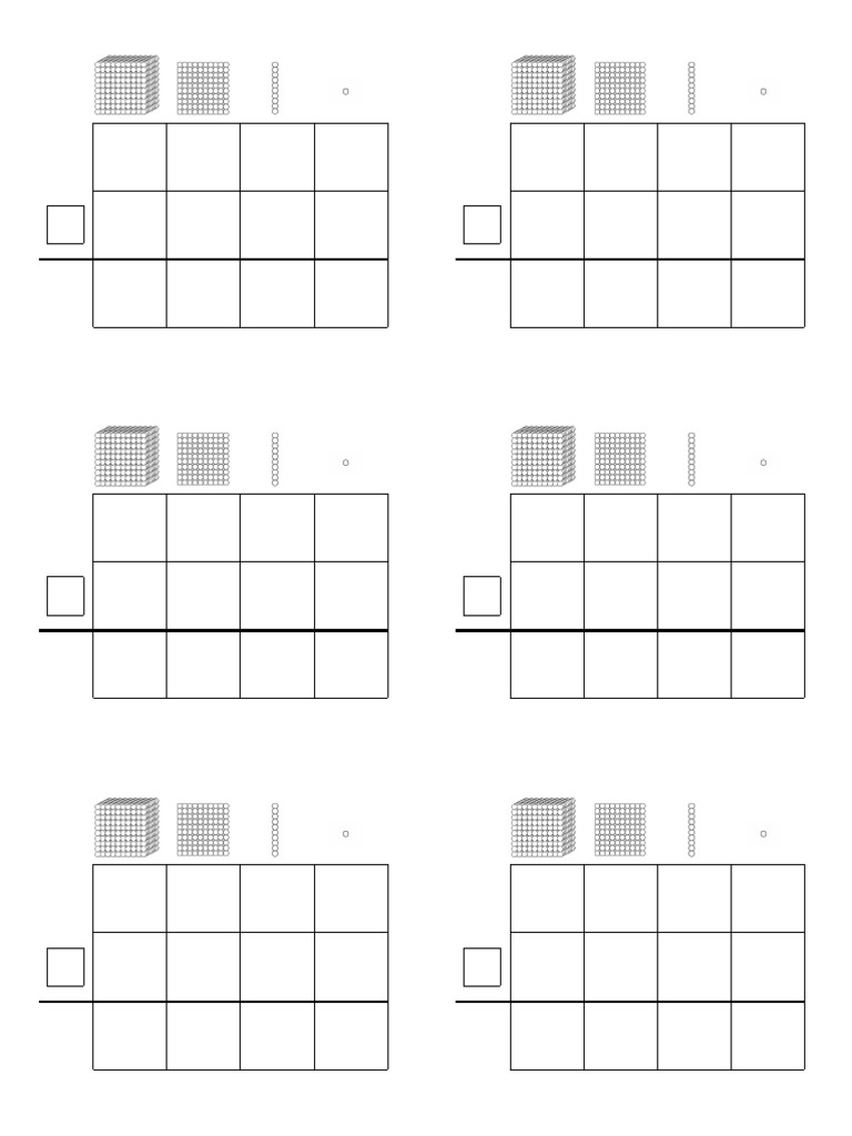 Math Paper Montessori | PDF