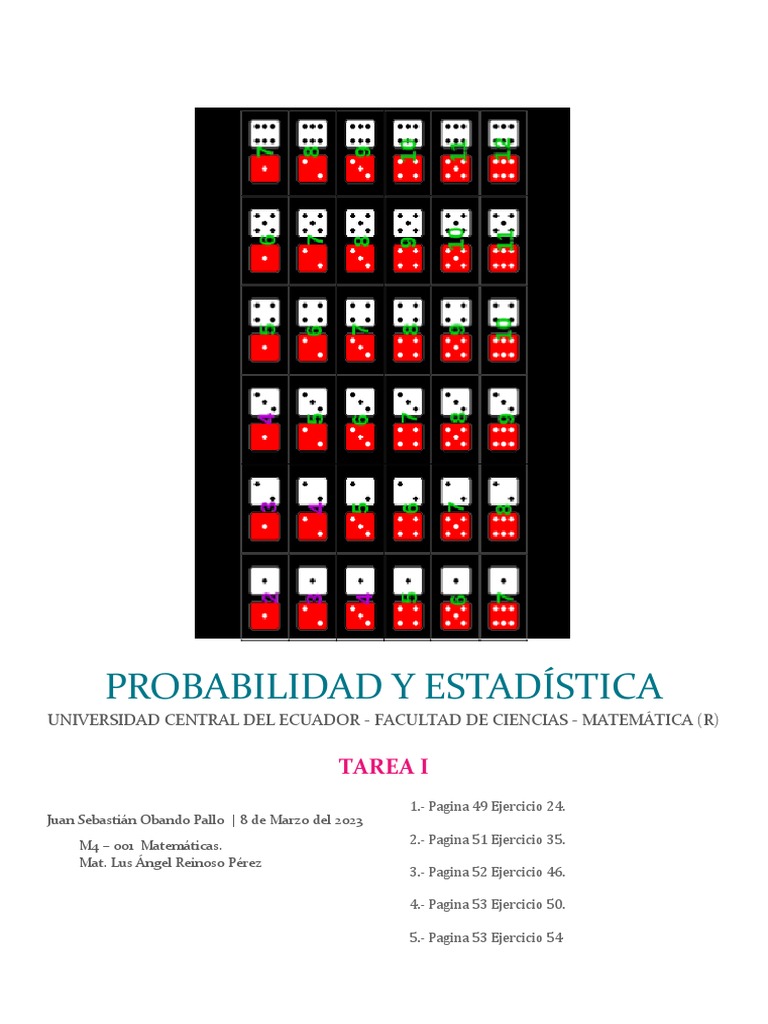 Tarea I, Ii, Iii, Iv de Proba | PDF | Intervalo de confianza | Distribución de veneno