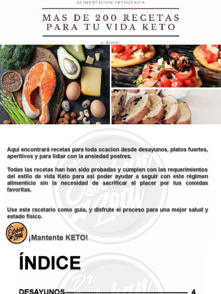Recetario Keto | PDF | ensalada | Caldo