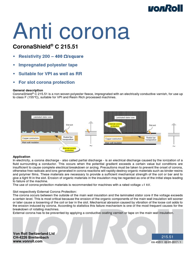Datasheet_CoronaShield C_215.51_EN_GL | PDF | Insulator (Electricity ...