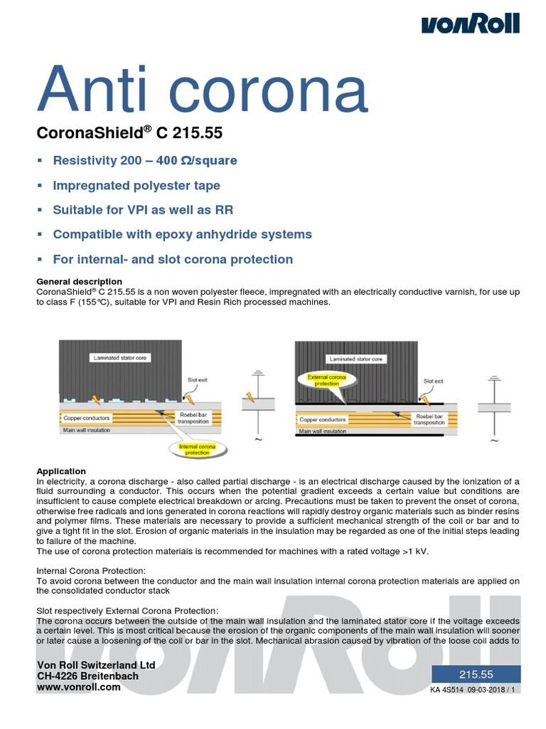 Datasheet_CoronaShield C_215.55_EN_GL | PDF | Insulator (Electricity ...
