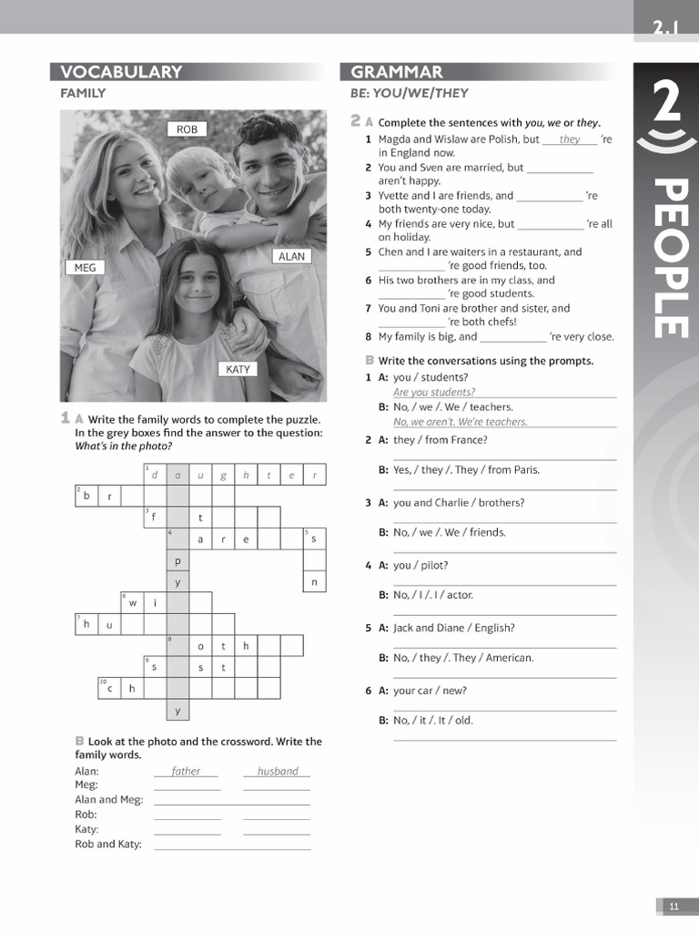 Workbook - U2 With - Keys | PDF