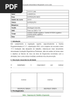 Modelo de Avaliacao Ergonomica Preliminar Aep | PDF | Tempo