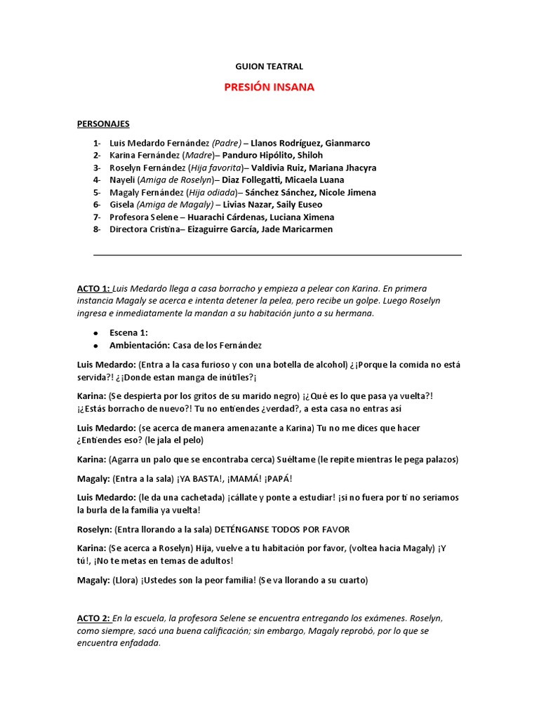 Quion Teatral | PDF