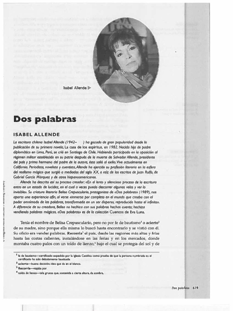 Dos Palabras | PDF