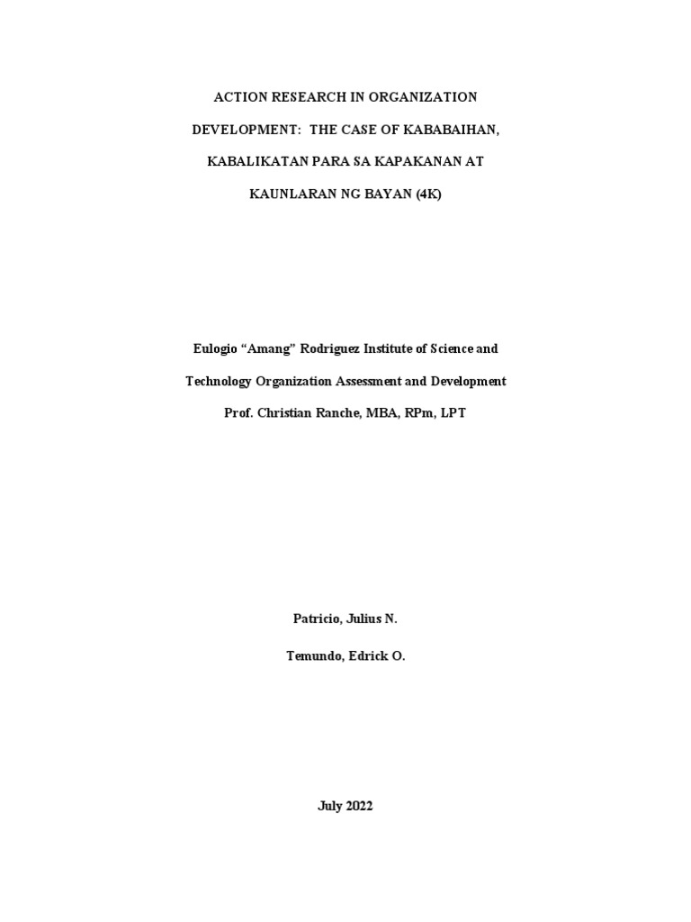 Action Research 4K | PDF | Methodology | Privacy