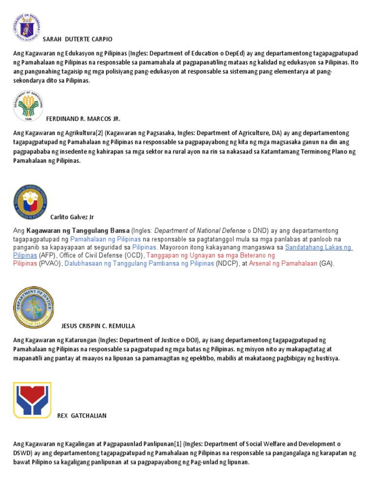Sarah Duterte Carpio | PDF