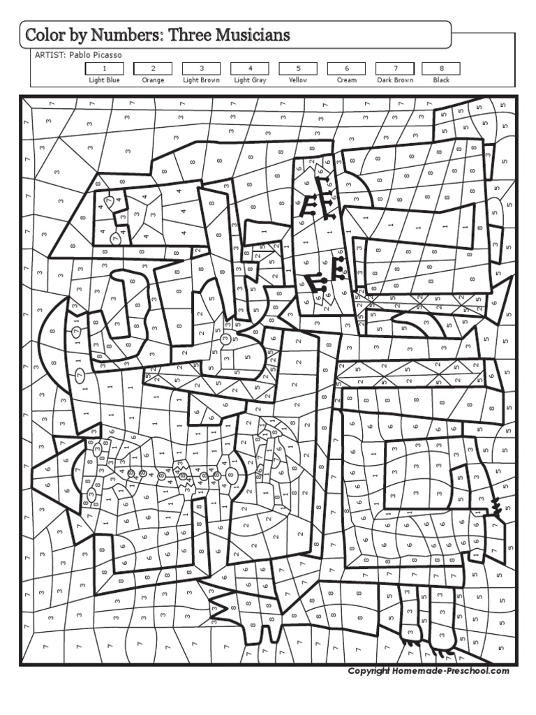 Three Musicians Pablo Picasso | PDF