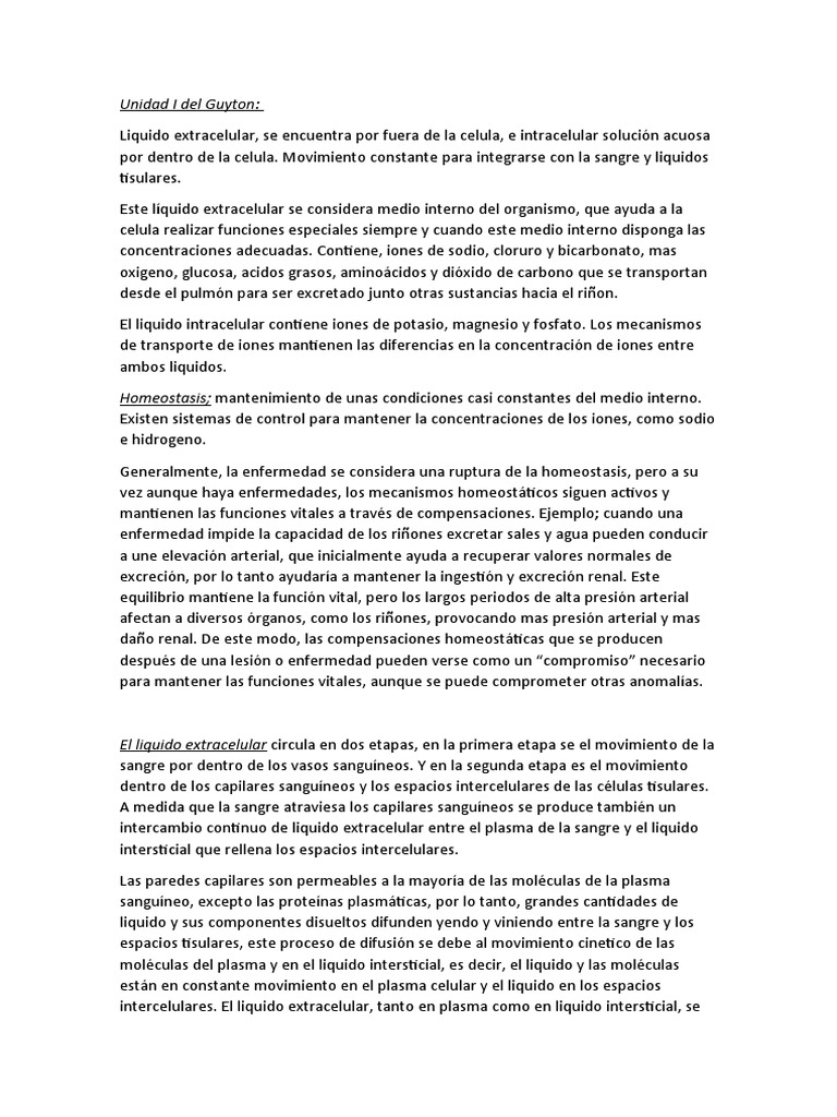 Homeostasis, Guyton | PDF | Homeostasis | Sinapsis