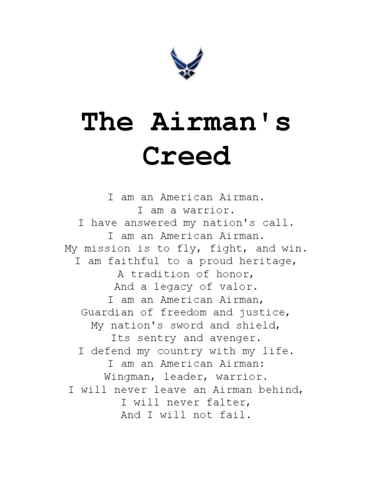The Airman's Creed | PDF
