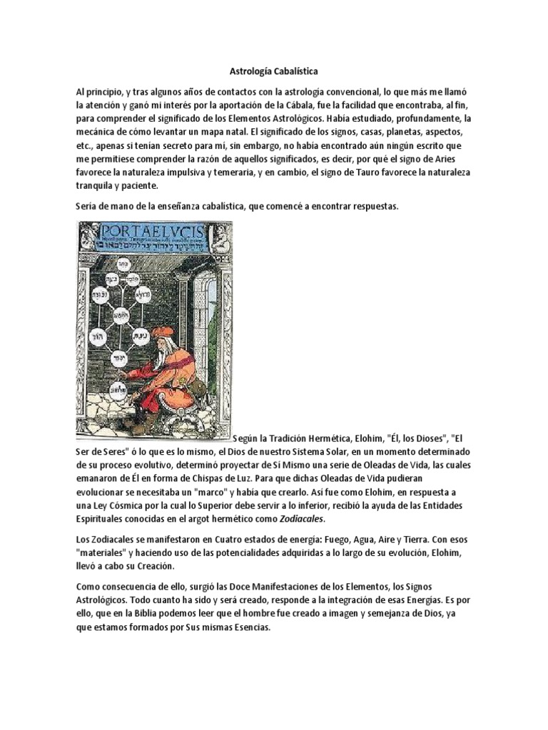 Introducción a la Astrología Cabalística | PDF | Kábala | Longitud