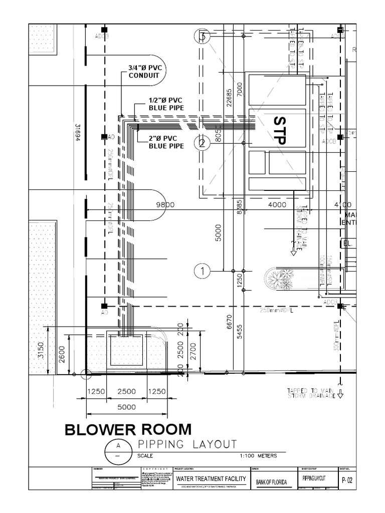 Bank of Florida STP PIPPING LAYOUT-Model PDF | PDF