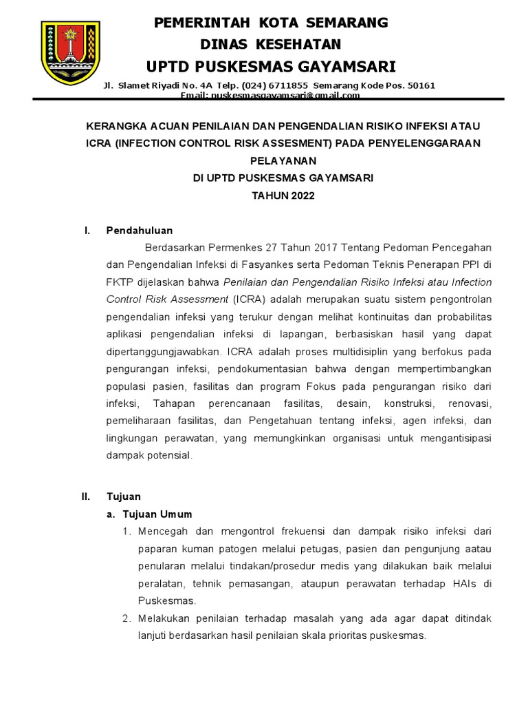 ICRA PUSKESMAS GAYAMSARI | PDF