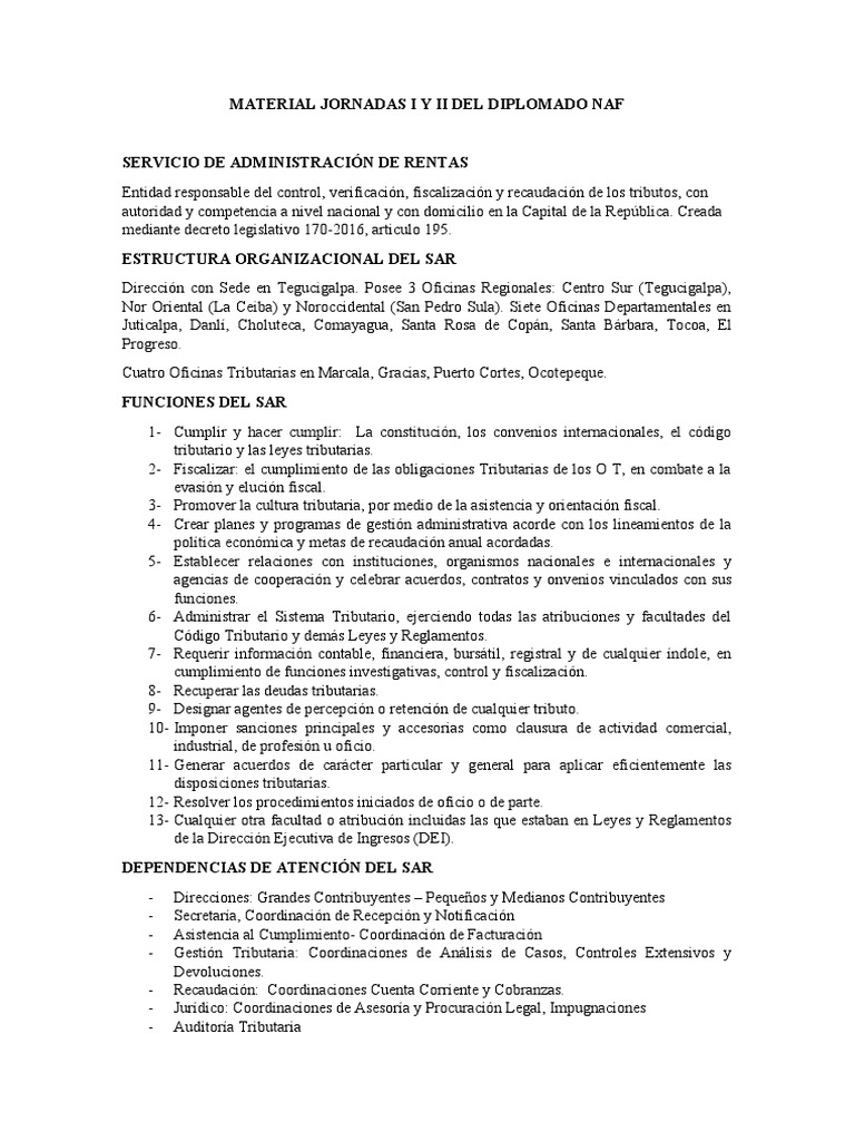 Material 1 NAF | PDF