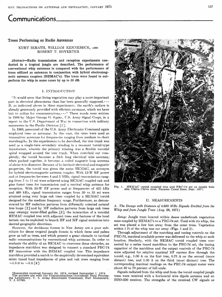 Trees 01141017 | PDF | Antenna (Radio) | Telecommunications Engineering
