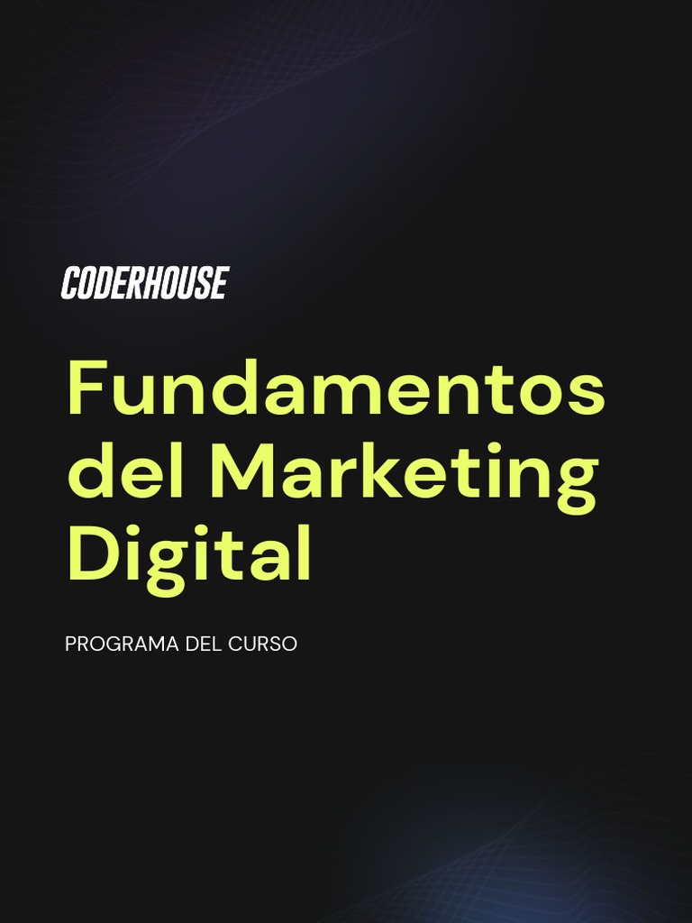 Fundamentos Del Marketing Digital | PDF | Marketing | Comunicación