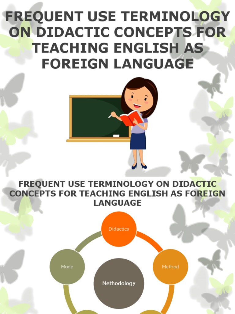 Key Concepts and Terminology for Teaching English as a Foreign Language ...