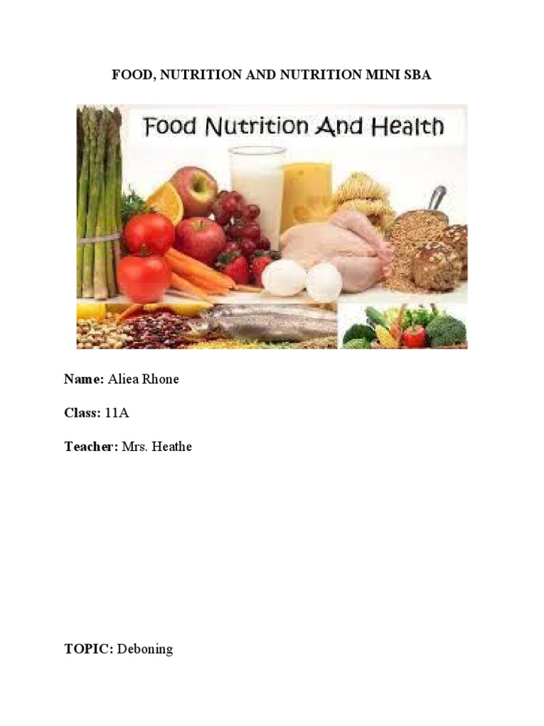 Foods Mini Sba | PDF | Salad | Vinaigrette
