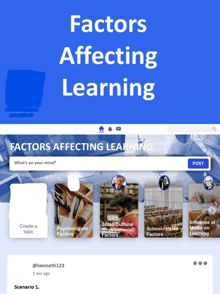 Factors Affecting Learning PDF | PDF | Learning | Motivational