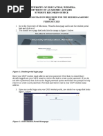 Uwi Student Registration Guide | PDF | Login | World Wide Web