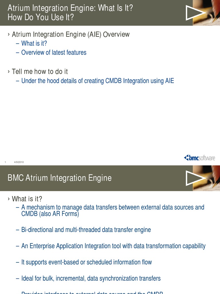 Atrium Integration Engine What Is It and How Do You Use It | PDF | Sql ...