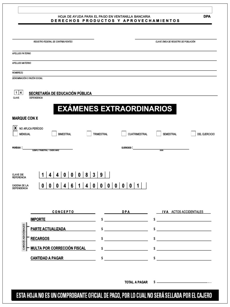 Hoja Ayuda Dpa 2022 Extraordinarios | PDF