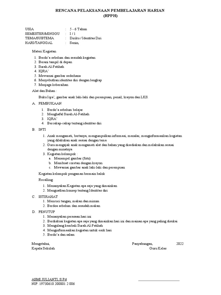 RPPH Isi | PDF