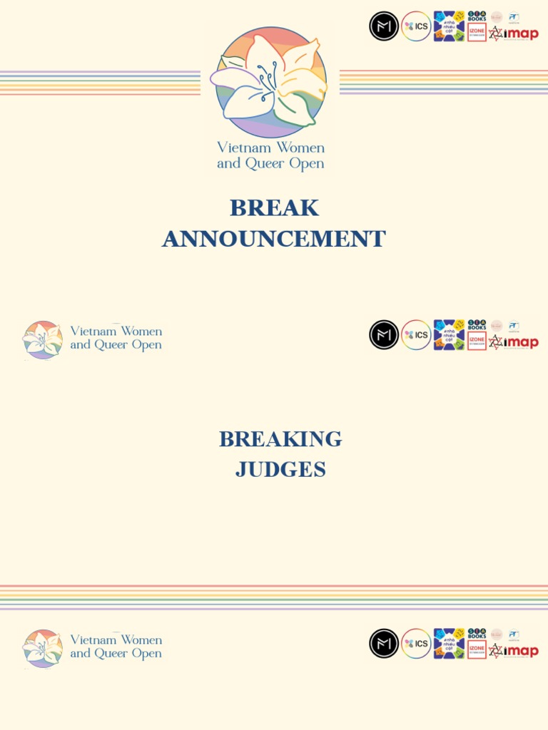 VNWQO 2022 Break Announcement | PDF