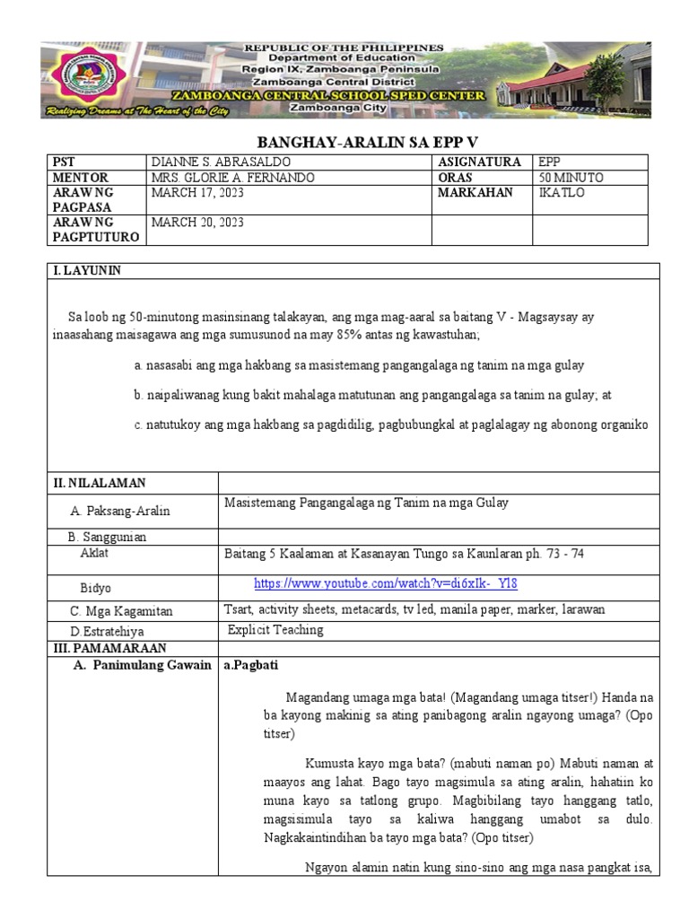 Masistemang Pangangalaga NG Tanim Na Mga Gulay - Explicit | PDF